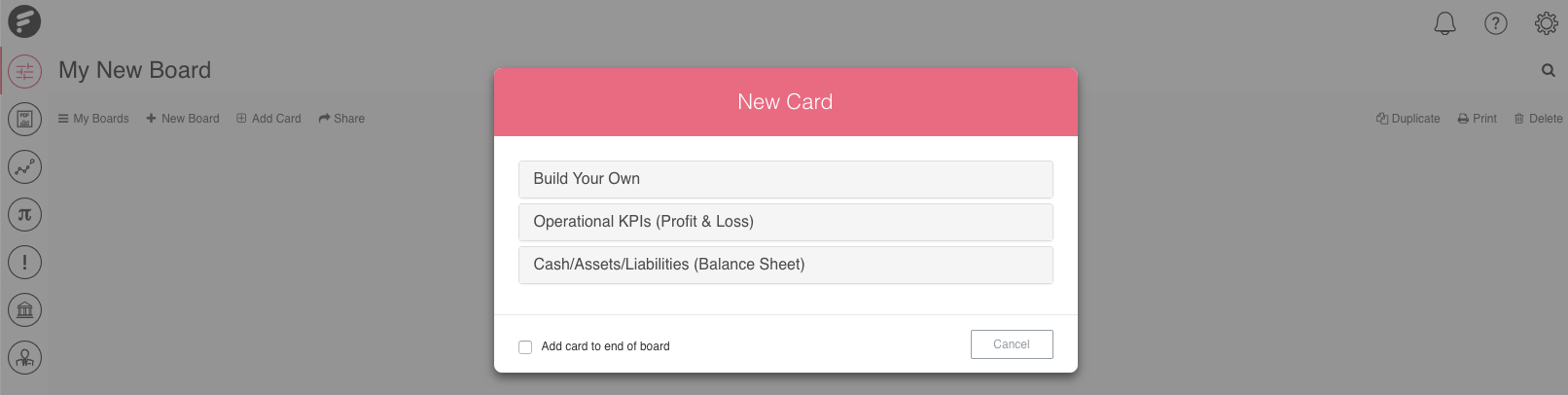 Adding and editing card templates – FUTRLI